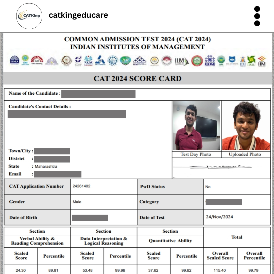 CATKing Mock Analysis – 2025